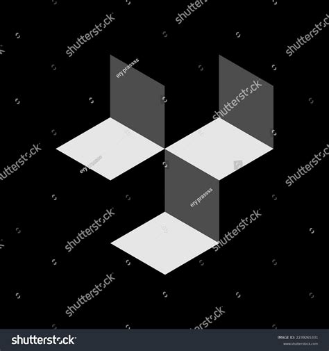 Abstract 3d Cube Vector Logo Background Stock Vector Royalty Free 2239265331 Shutterstock