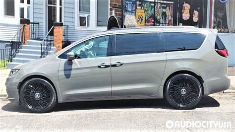 2022 Chrysler Pacifica On 22 Azad Wheels Az717 Gloss Black Gallery