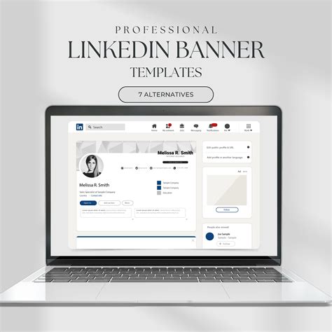 Editable Linkedin Banner Canva Template Linkedin Branding Professional Banner 7 Alternatives