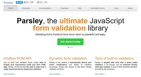 melhores bibliotecas de validação de formulários JavaScript