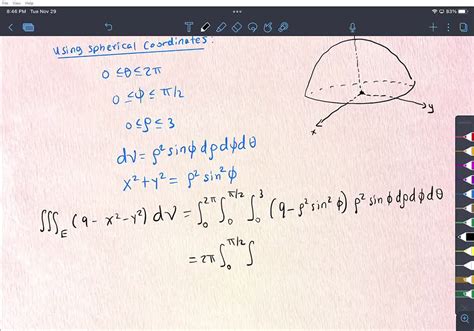 solved 2 use spherical coordinates to evaluate ∭e 9 x 2 y 2 d v