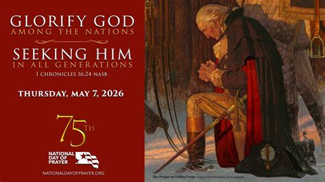 Announcing The 2026 National Day Of Prayer Theme Glorify God Among The