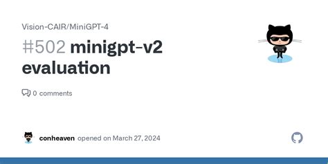 Minigpt V2 Evaluation Issue 502 Vision CAIR MiniGPT 4 GitHub