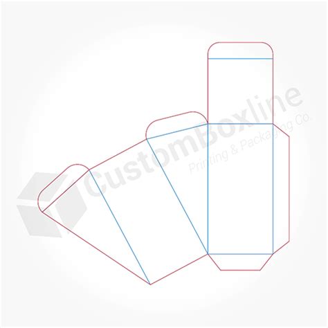Cake Slice Box Template Customboxline
