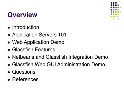 PPT The Glassfish Application Server PowerPoint Presentation Free
