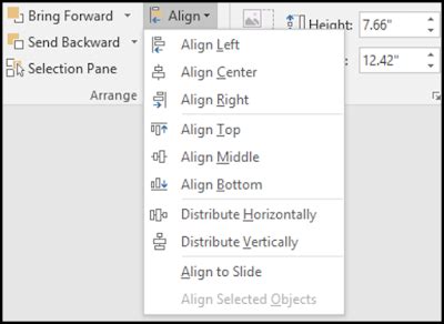 Using Aligment In Microsoft Powerpoint
