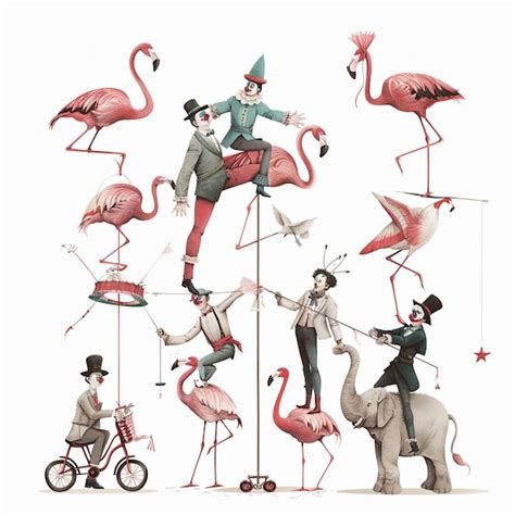 Premium Vector Vintage Circus Freaks 2 Curiosities Of The Carnival