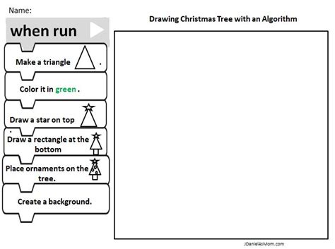 Christmas Coding Drawing A Tree Based On An Algorithm Jdaniel4s Mom