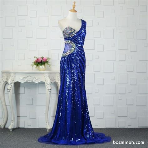 40 مدل لباس مجلسی به رنگ آبی تیره و سورمه ای مناسب اقوام عروس و داماد