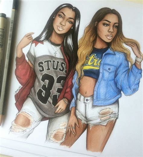 Ghetto Girl Drawing At Explore Collection Of