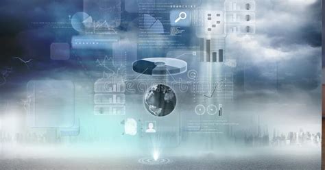 Digital Interface With Data Processing Against Dark Clouds Over