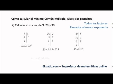 20 Ejercicios De Mcm Resueltos On Sale Sims Mpob Gov My