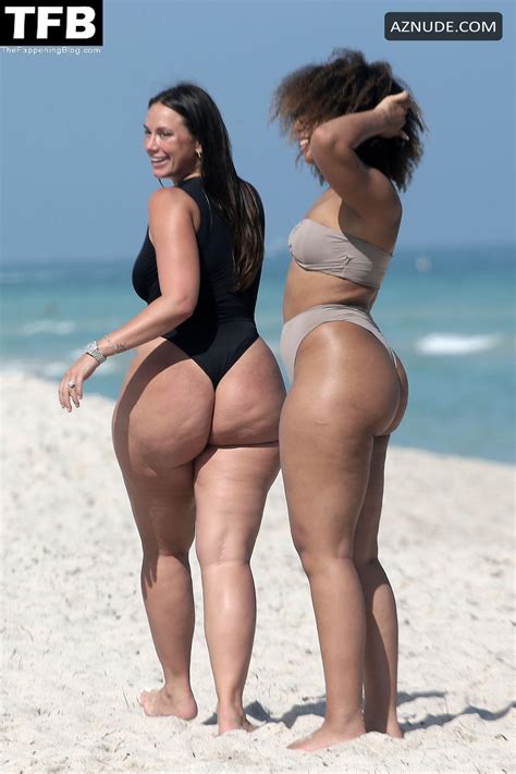 Bianca Elouise And Pal Yes Julz Show Off Their Curves As They Hit The