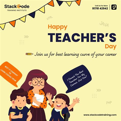 Stackcode Training Institute On Linkedin Teachersday
