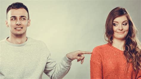 Man Poking Womans Shoulder Body Language Central