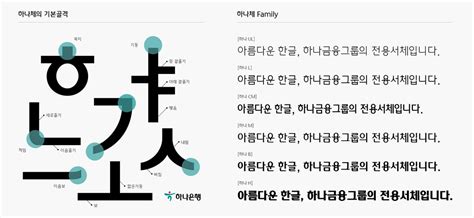 은행마다 글씨체도 각양각색정체성 강화·브랜딩 활용 나무뉴스