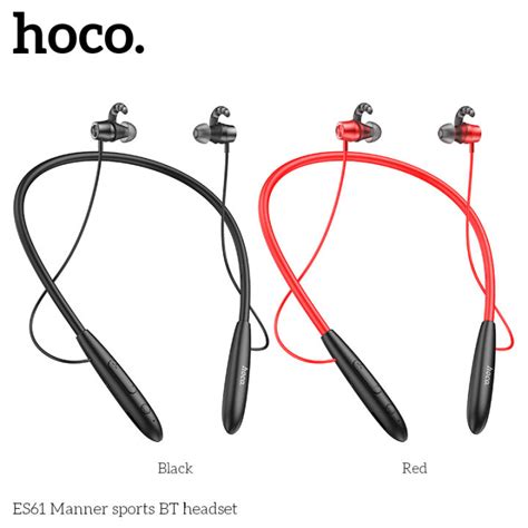 ใหม่ Hoco Es61ไร้สายบลูทูธไฮไฟสเตอริโอคล้องคอชุดหูฟังกีฬา S Weatproof