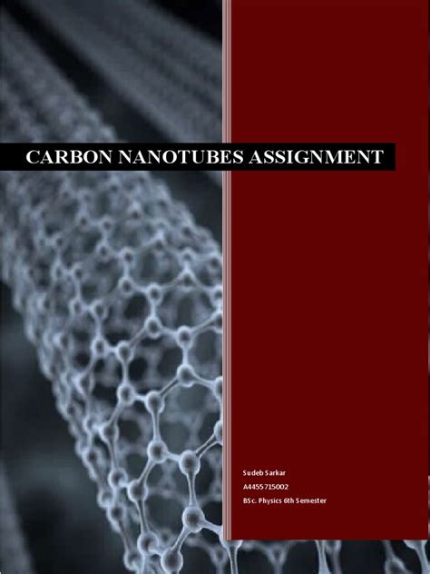 carbon nanotubes assignment pdf carbon nanotube field effect