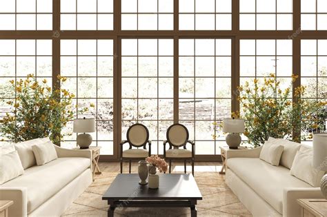 Premium Photo Vintage Classic Living Room Interior Design Room Scandi