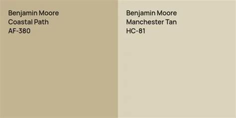 Benjamin Moore Coastal Path Vs Benjamin Moore Coastal Fog Comparison