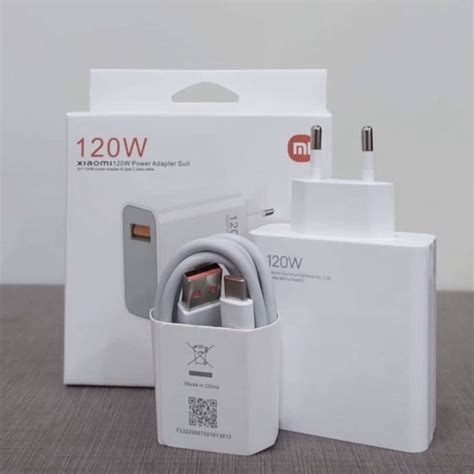 Tc เครองชารจ casan Xiaomi 120W Turbo Max ชารจสาย Usb Type C เดม