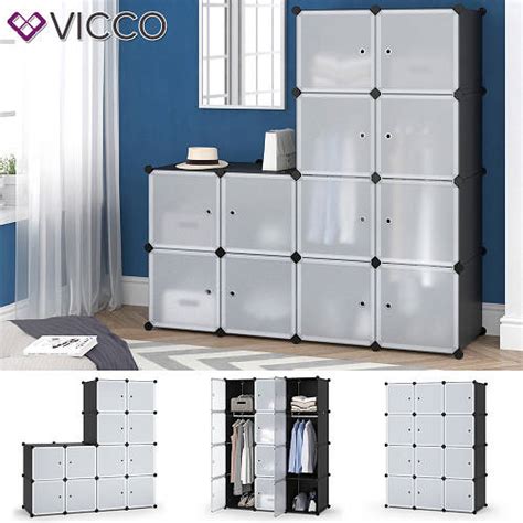Модульный пластиковый шкаф 145х110 Vicco, 12 ячеек, цена 1479 грн ...