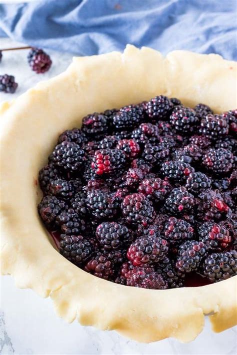 Blackberry Pie With Fresh Or Frozen Berries