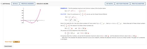 Solved Example 8 ﻿find The Absolute Maximum And Minimum