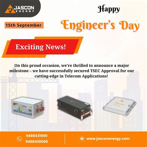 Engineersday Innovation Telecomsolutions Lithiumbattery