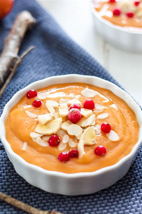 Veganes Kaki Creme Dessert