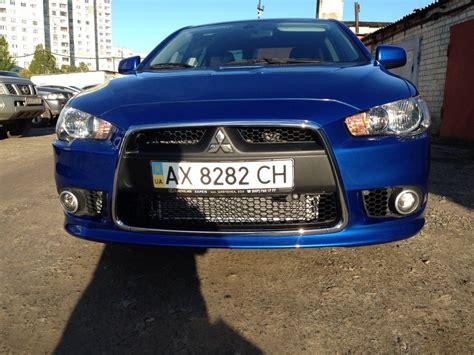 Кольца на противотуманки — Mitsubishi Lancer X, 2 л, 2011 года ...