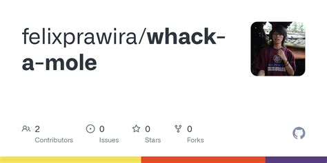GitHub Felixprawira Whack A Mole