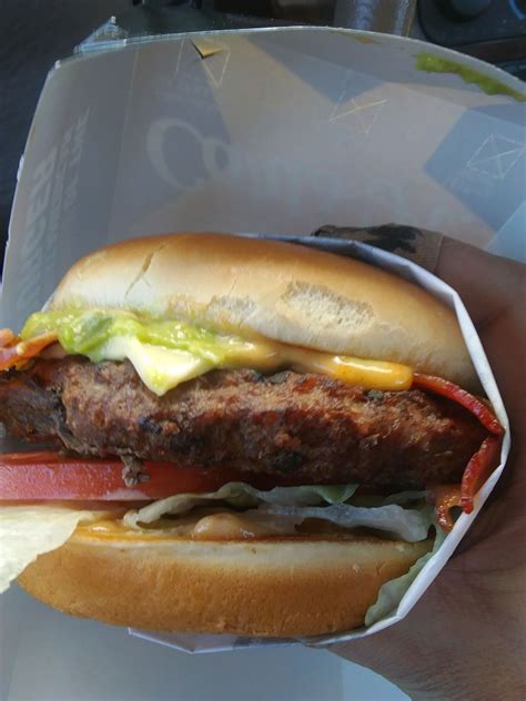 Pound Guacamole Bacon Thick Burger From Carl S Jr No Onions R Burgers