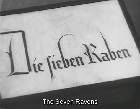 Die Sieben Raben The Seven Ravens [1937] Engsubs