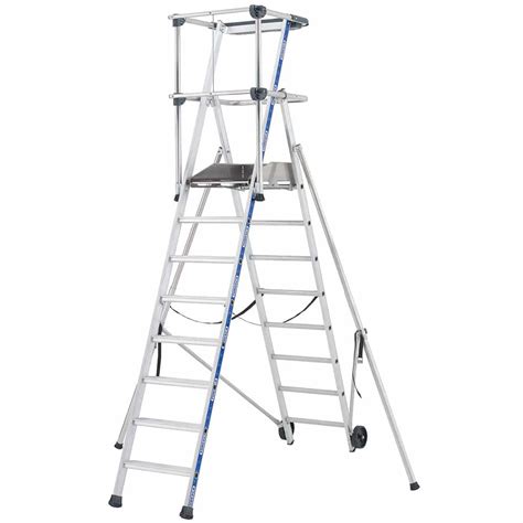 TB Davies SHERPAMATIC Aluminium Industrial Podium Step TB Davies