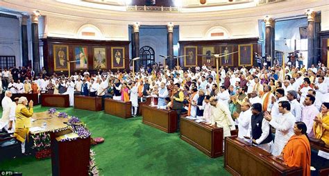 At Last The Modi Moment Tears Of Indias New Pm As He Promises To