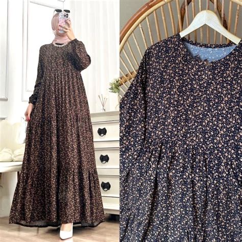 Jual Madame Dres Dress Viscose Rayon Ld 110 140 Jumbo Big Size Shopee Indonesia