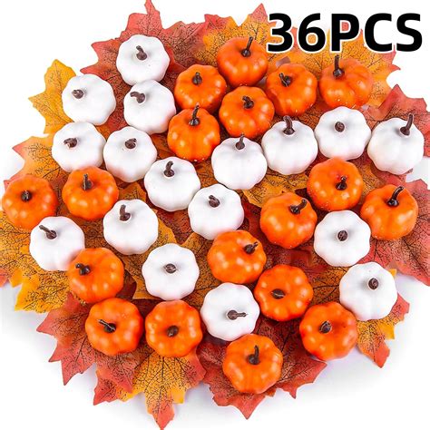 Artificial Fall Lighted Maple Tree Led Thanksgiving Decorations Table Lights Battery Operated