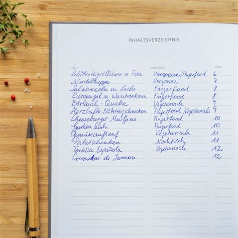 Kreatives Kochbuch für eigene Rezepte zum Ausfüllen Beige EINE DER GUTEN