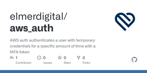 Github Elmerdigitalawsauth Aws Auth Authenticates A User With Temporary Credentials For A