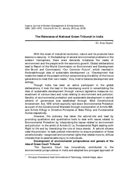 3 Dr Anju Gupta Pdf Environmental Protection Sustainability