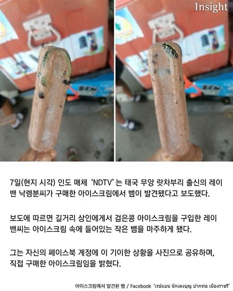 인사이트 푸드 ”네가 왜 여기서 나와 아이스크림에 파묻힌 뱀‘ 7일현지 시각 인도 매체 Ndtv‘는 태국 무앙
