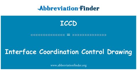 Iccd Significa Coordinación De Interfaz Control De Dibujo Interface