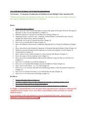Comprehensive Study Guide For Accounting Test 2 On Chapters 3 4