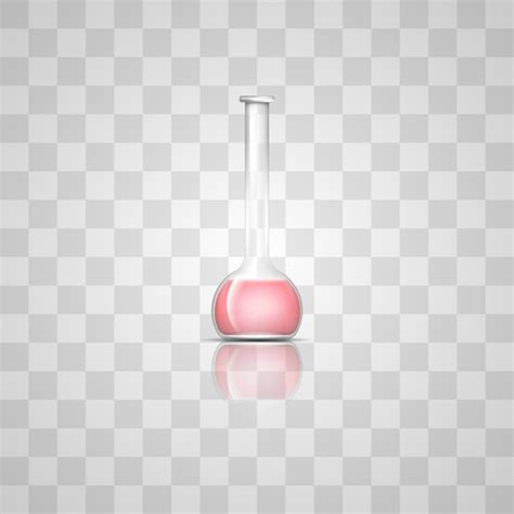 Premium Vector Laboratory Glass Flask Or Beaker 3d Design Of Chemical
