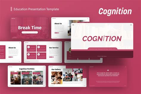Presentation Template Cognition Graphic By SlideThrive Creative Fabrica