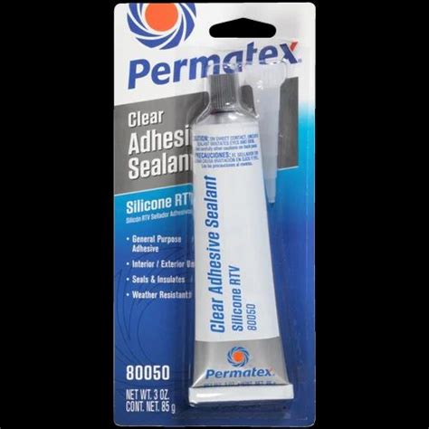 Permatex Clear Rtv Silicone Adhesive Sealant 3 Oz At 250 Piece