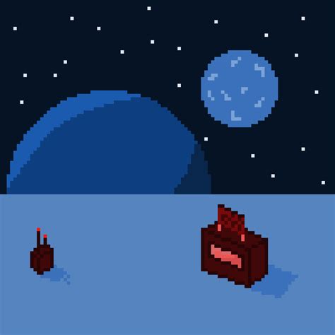 Pixilart Space Scene By Cloudcat