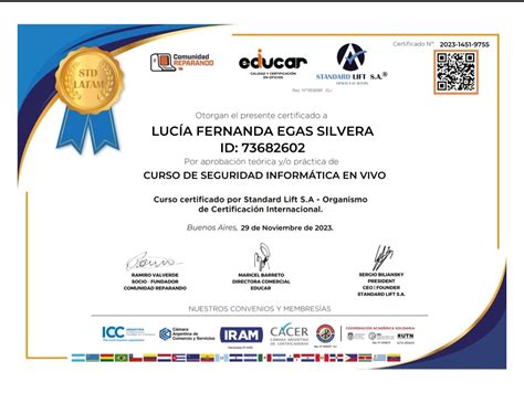 Lucía Egas On Linkedin Ethicalhacking Certificate Certification
