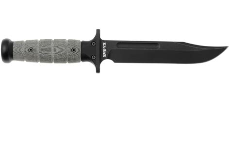 Rick Hinderer Ka Bar Blackwashed 3v Black Micarta Fixed Knife